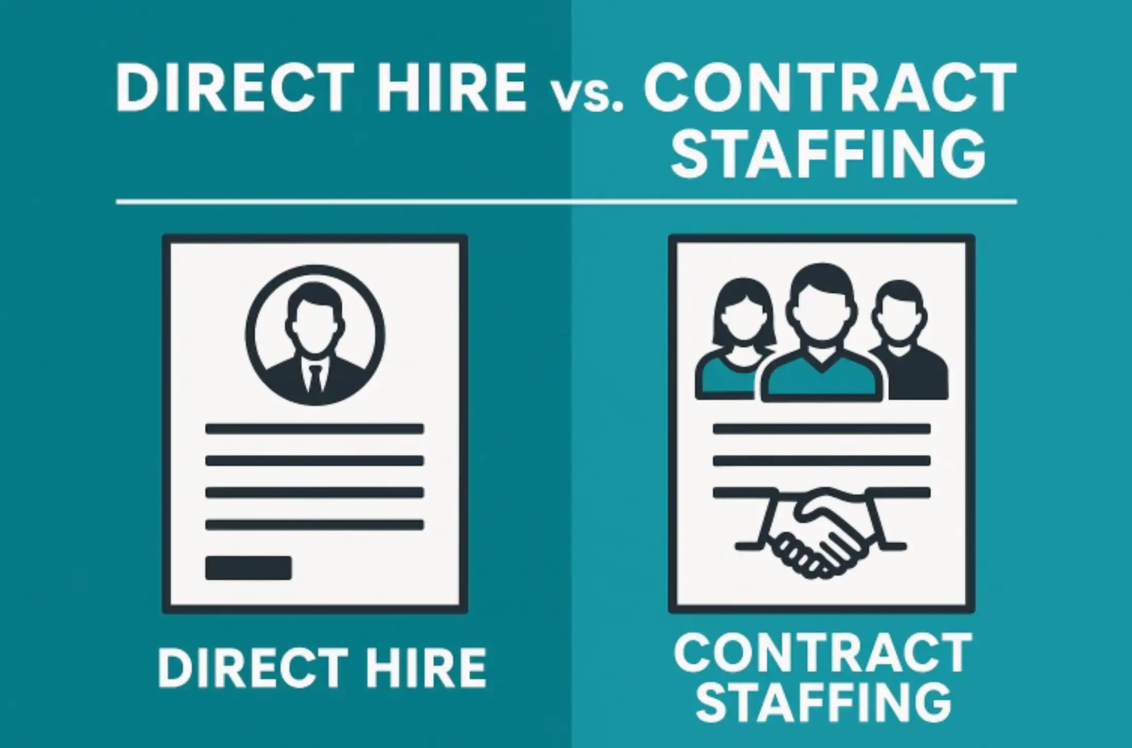 Direct Hire vs. Contract Staffing: Which is Right for Your Business?